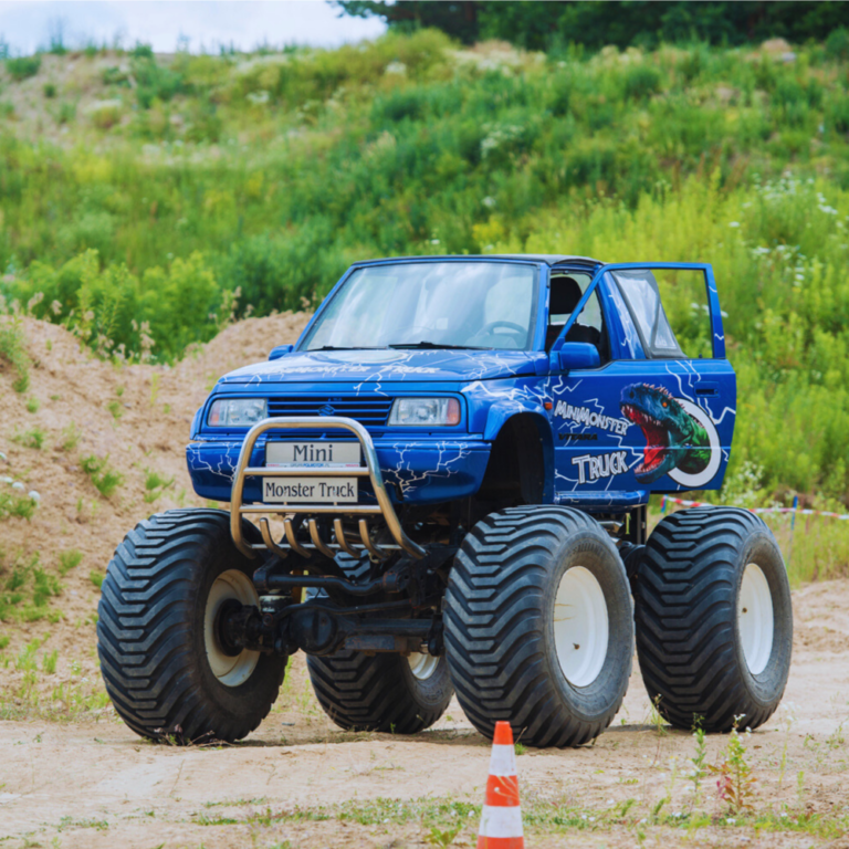 Mini Monstertrucki dla dzieci | Przejażdżka mini monstertruckiem ...